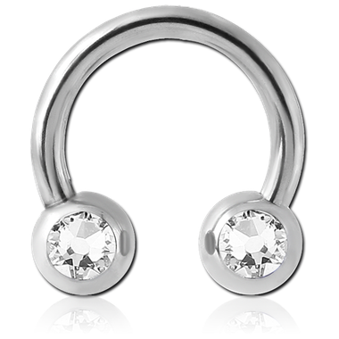 Surgical Stainless Steel Crystal Circular Barbell – Big Dog Steel